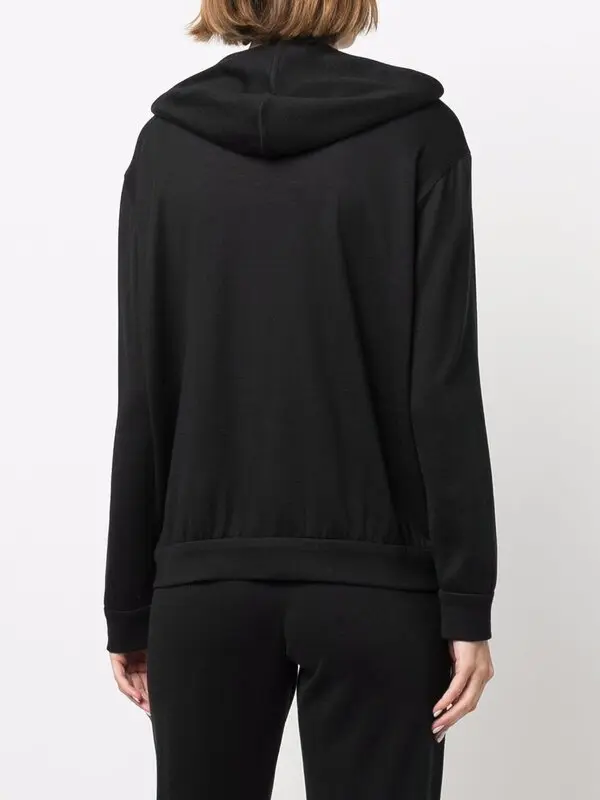 Brunello Cucinelli Monili-trim Zip-front Hoodie - Black