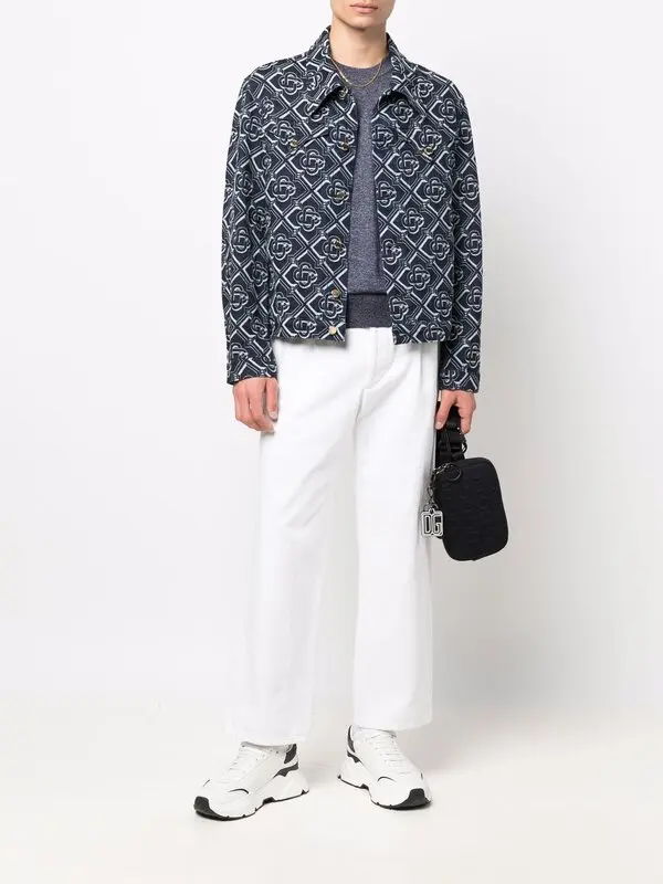 Dolce & Gabbana Silk-cashmere Blend Knitted Jumper - Blue
