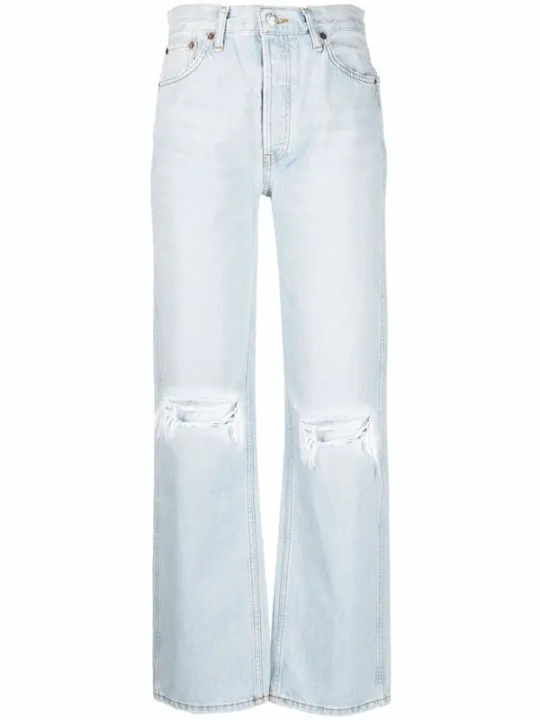 RE/DONE Wide-leg Jeans - Blue