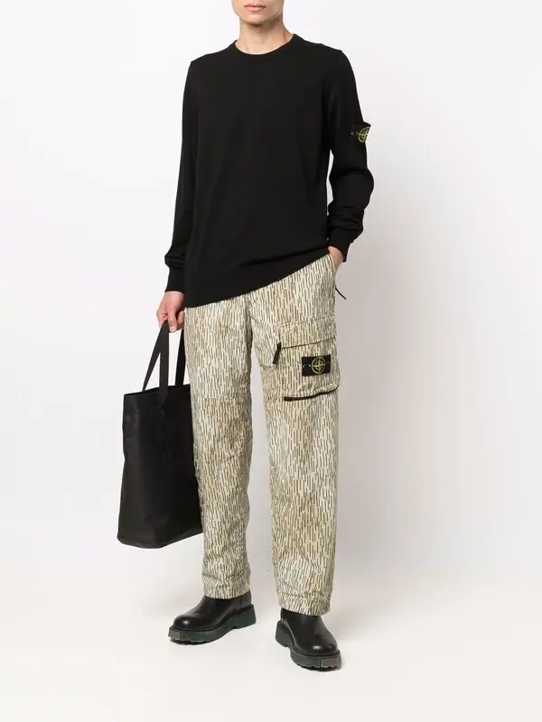 Stone Island Compass Badge Crew-neck Jumper