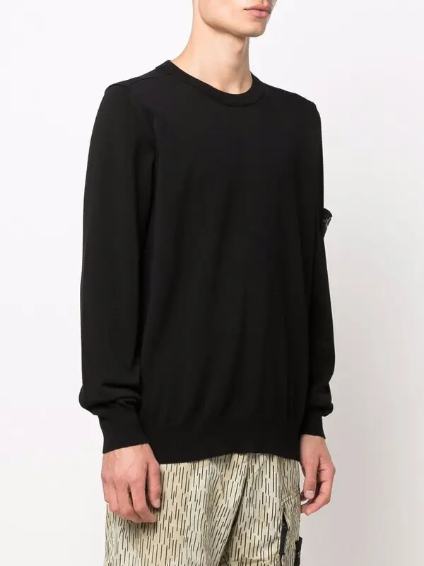 Stone Island Compass Badge Crew-neck Jumper