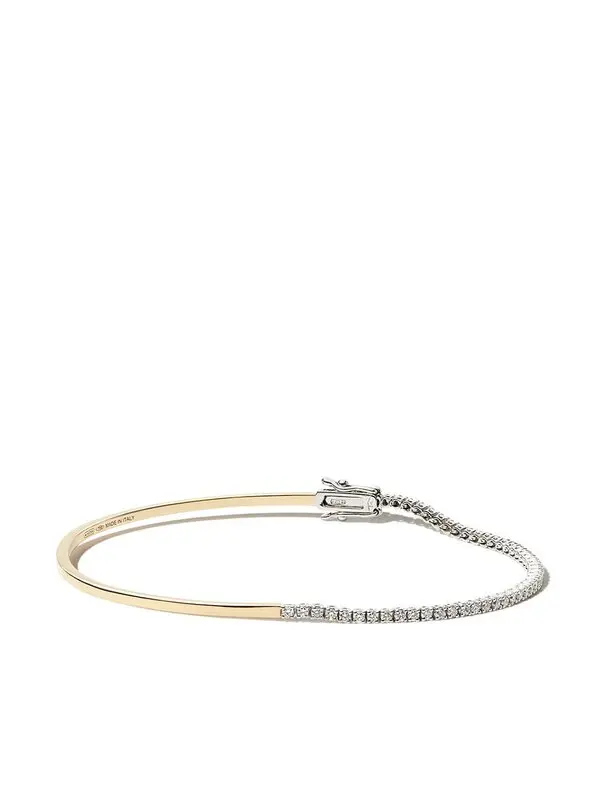 Delfina Delettrez 18kt And Diamond Tennis Bracelet - Gold