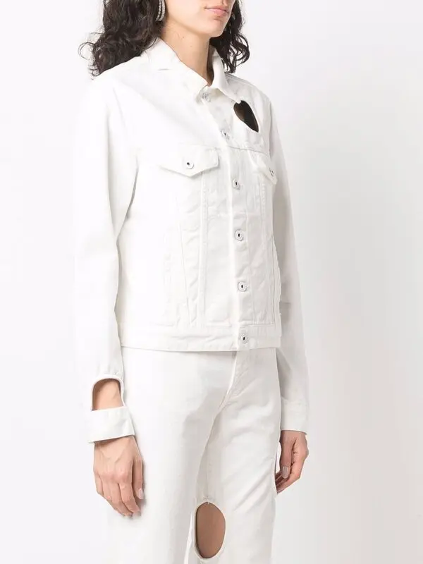 Off-White Meteor Denim Jacket - White