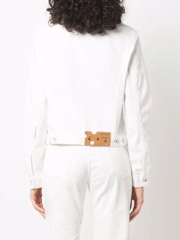 Off-White Meteor Denim Jacket - White