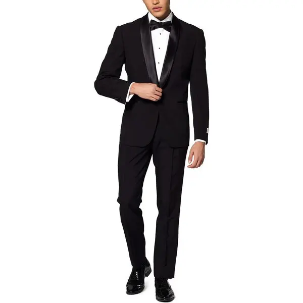 Opposuits Two-piece Tuxedo & Bow Tie - Black