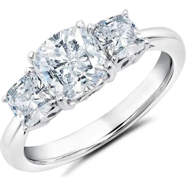CRISLU 18k- Plated Cubic Zirconia Ring - Platinum