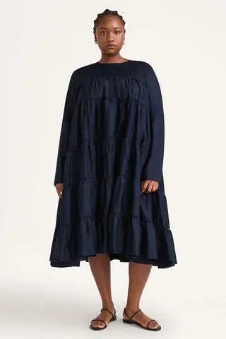 peixoto harlow drop waist midi dress peixoto Harlow Maxi Dress In Matcha