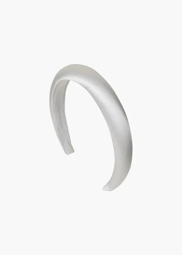 JENNIFER BEHR Tori Satin Headband - Cream
