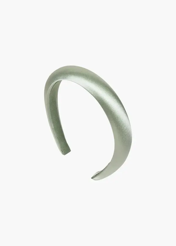 JENNIFER BEHR Tori Satin Headband - Pistachio