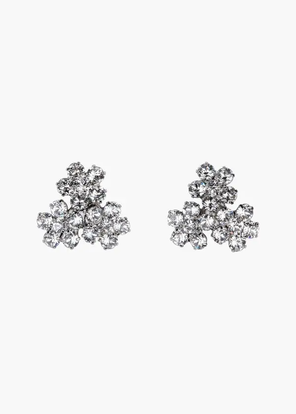 JENNIFER BEHR Violet Stud Earrings - Crystal
