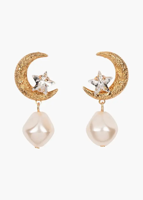 JENNIFER BEHR Lune Earrings - Pearl