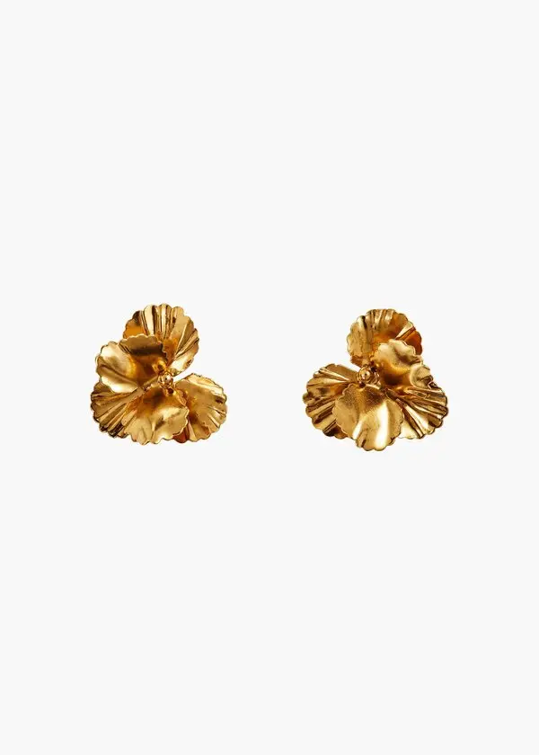 JENNIFER BEHR Pansy Earrings - Gold