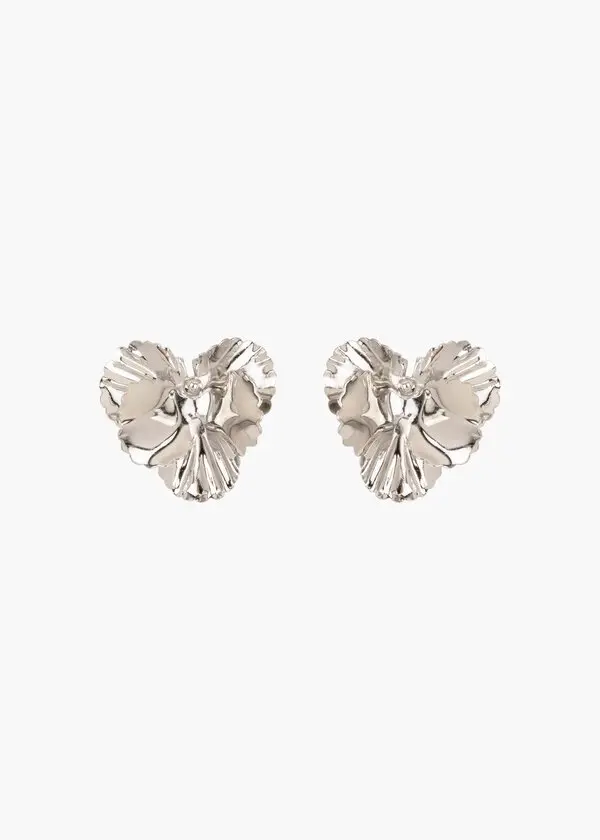 JENNIFER BEHR Pansy Earrings - Silver