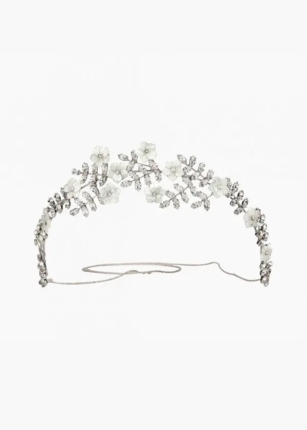 JENNIFER BEHR Vivienne Tiara - Crystal