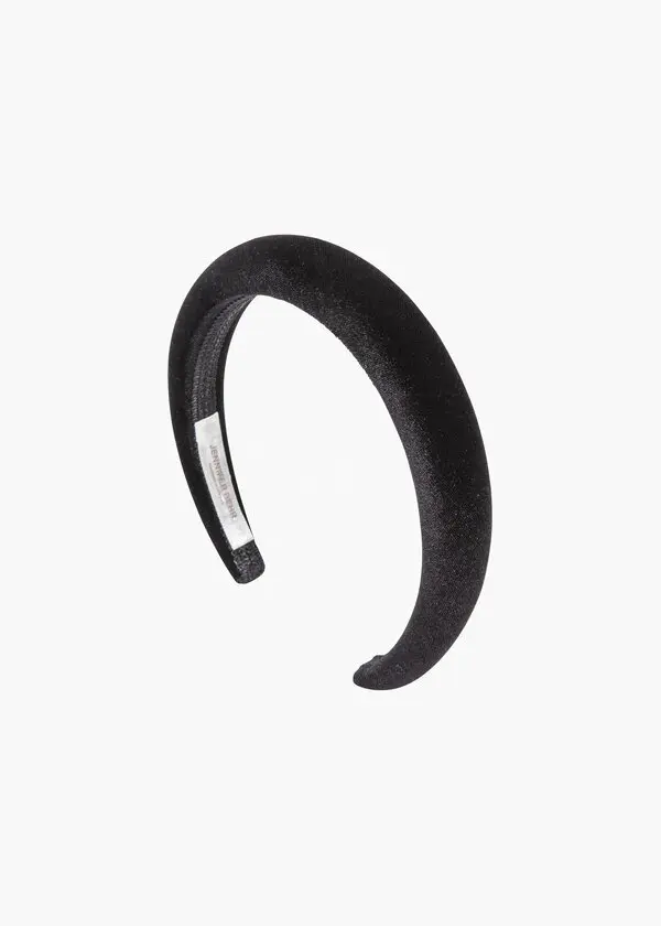 JENNIFER BEHR Tori Velvet Headband - Black