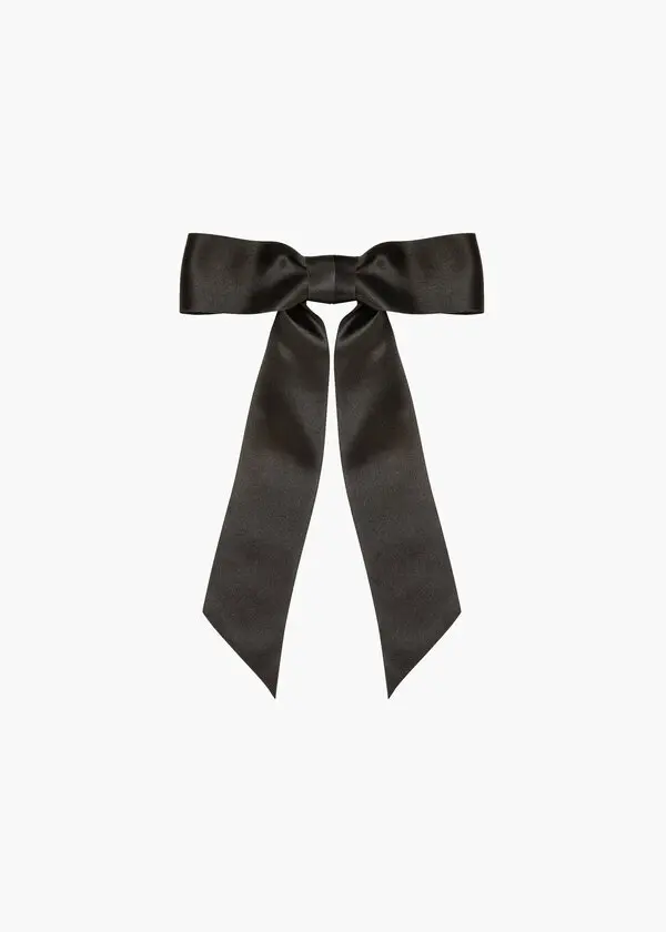 JENNIFER BEHR Virginia Bow Barrette - Black