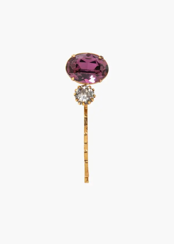 JENNIFER BEHR Gemma Bobby Pin - Amethyst