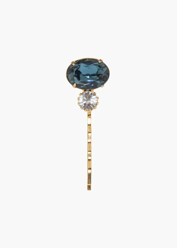 JENNIFER BEHR Gemma Bobby Pin - Sapphire