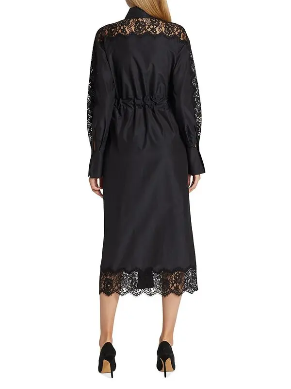 chinese dress ladies Natasha Lace Long Sleeve Feather Mini Dress main image 1