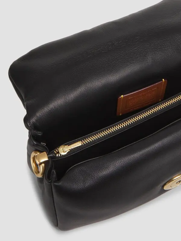 COACH Pillow Tabby 26 Leather Shoulder Bag - Black