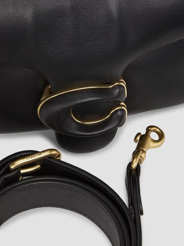 COACH Pillow Tabby 26 Leather Shoulder Bag - Black
