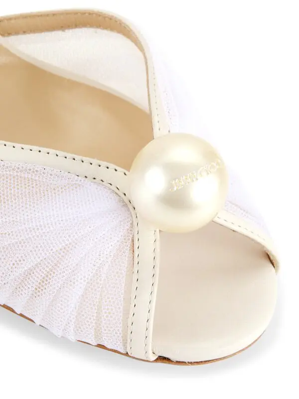 JIMMY CHOO Sacaria 85mm Tulle Sandals