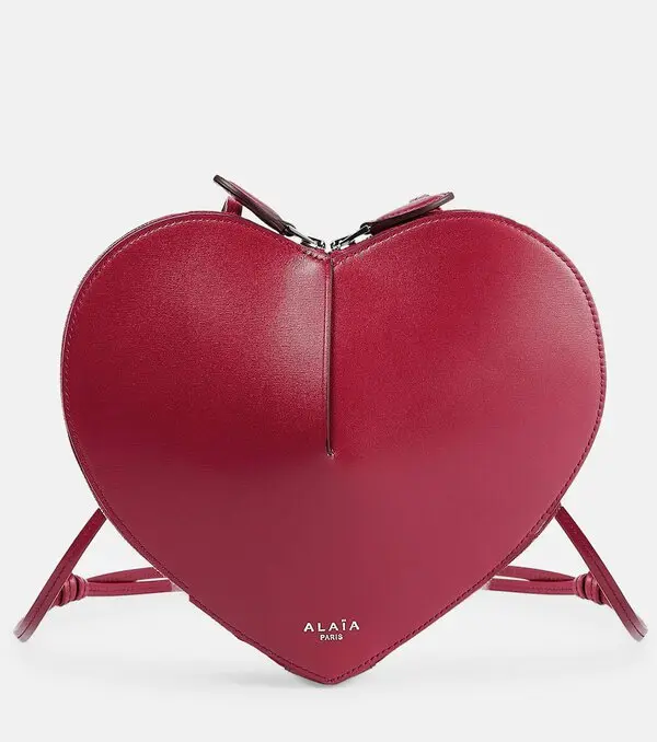 Alaïa Cœur Small Leather Shoulder Bag