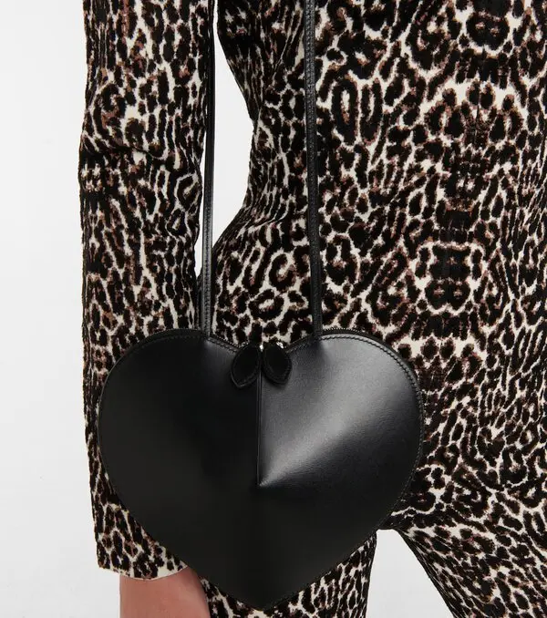 Alaïa Le Cœur Leather Shoulder Bag