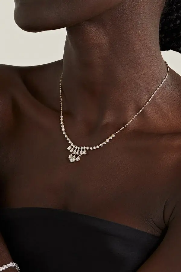 ANITA KO Daphne 18-karat Diamond Necklace