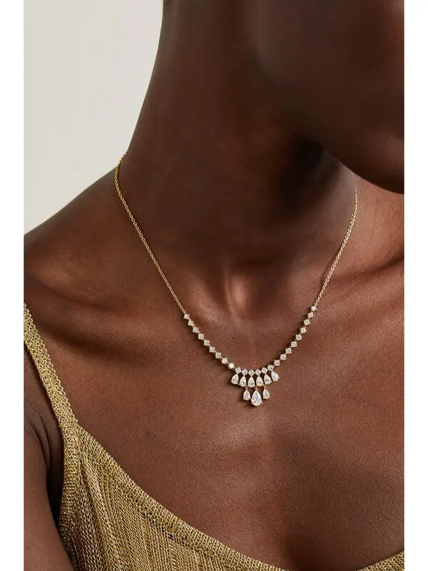 ANITA KO Daphne 18-karat Diamond Necklace