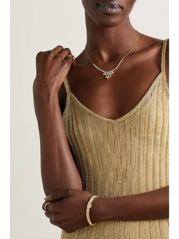 ANITA KO Daphne 18-karat Diamond Necklace