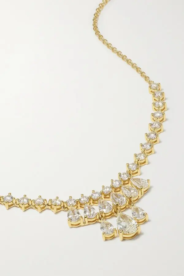 ANITA KO Daphne 18-karat Diamond Necklace
