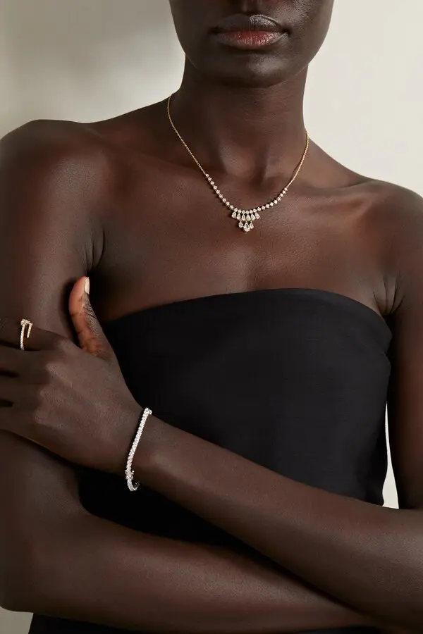 ANITA KO Daphne 18-karat Diamond Necklace