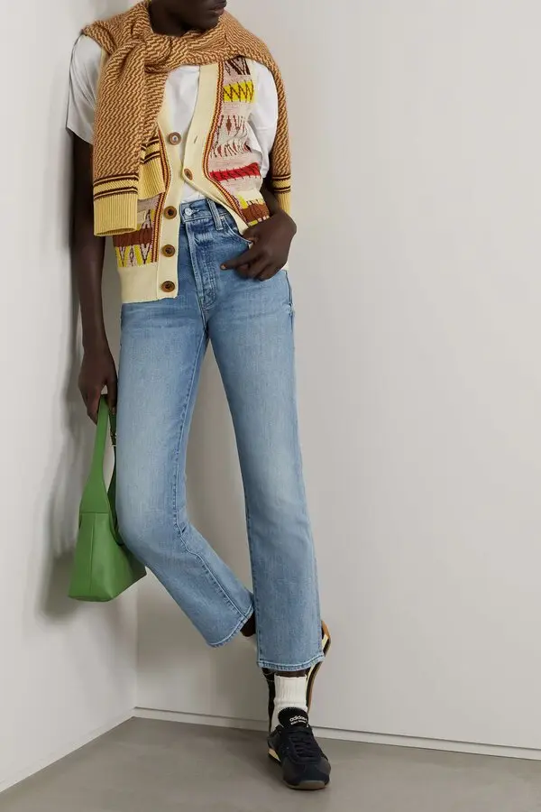 MOTHER Hiker Hover High-rise Straight-leg Jeans