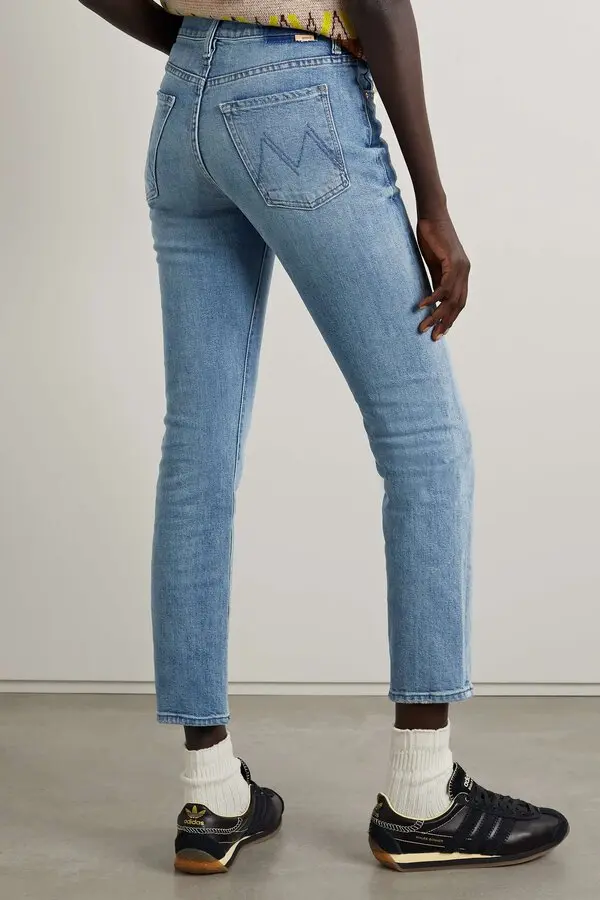 MOTHER Hiker Hover High-rise Straight-leg Jeans
