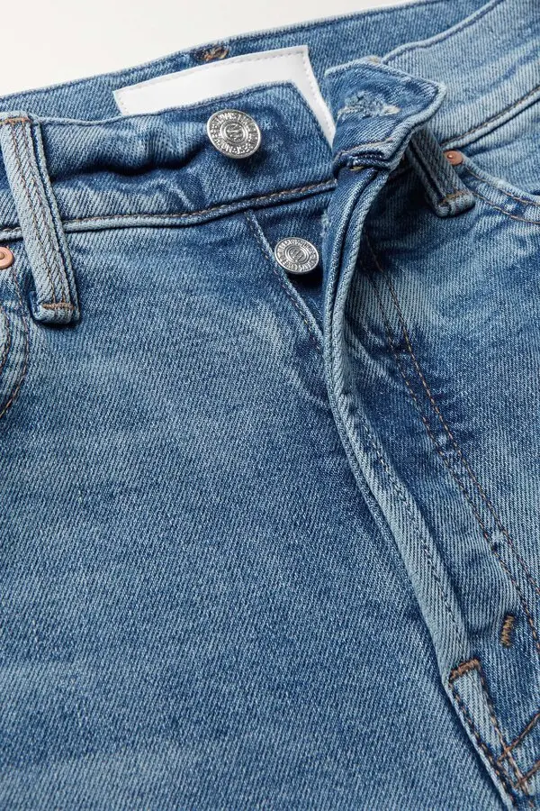 MOTHER Hiker Hover High-rise Straight-leg Jeans