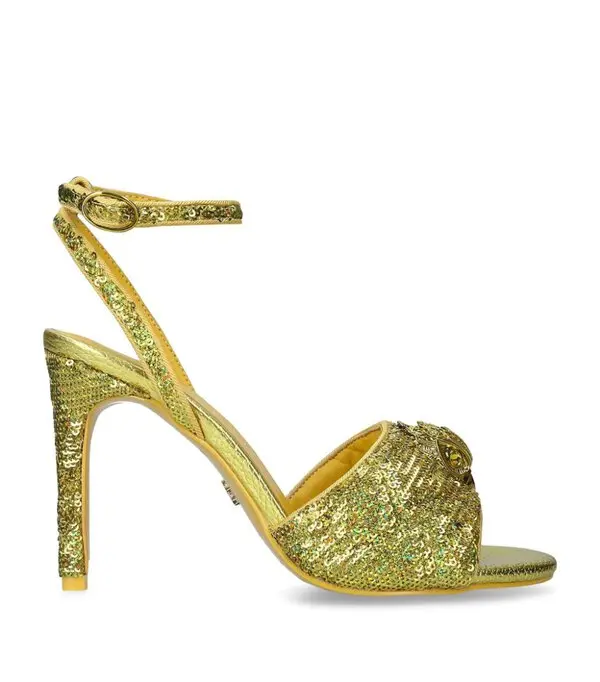 Kurt Geiger Sequin Kensington Sandals 90