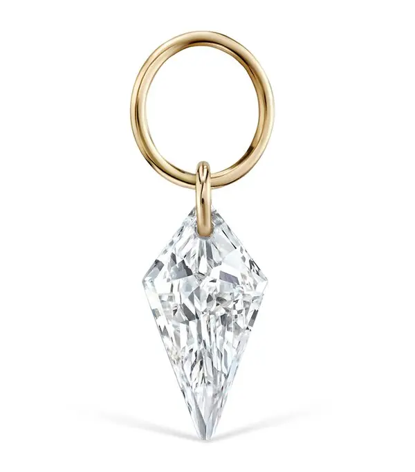 MARIA TASH Silhouette Diamond Charm - Gold
