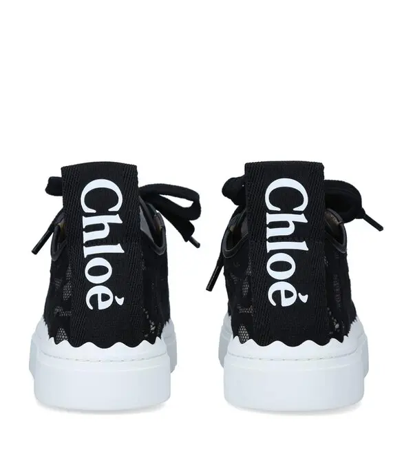 Chloé Lauren Lace Sneakers - Black