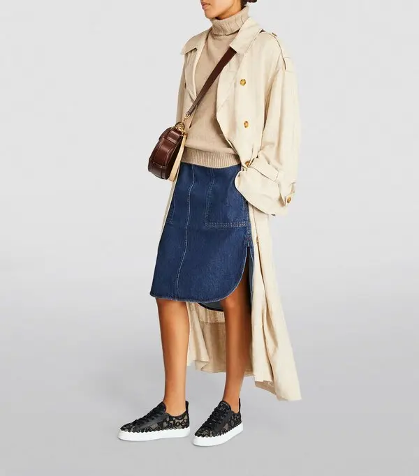 Chloé Lauren Lace Sneakers - Black