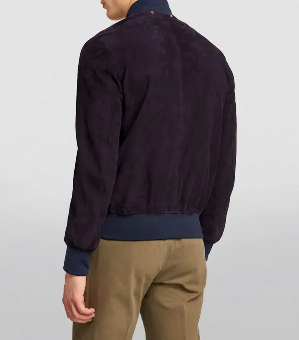 Paul Smith Suede Bomber Jacket