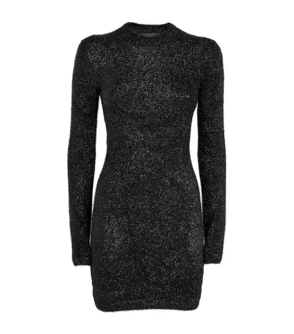 princess polly baby blue dress WREESH Womens Cocktail Dresses Puff Sleeve Sequin Bodycon Dress Sparkly  Glitter Mini Dress Long Sleeve Party Dresses Black