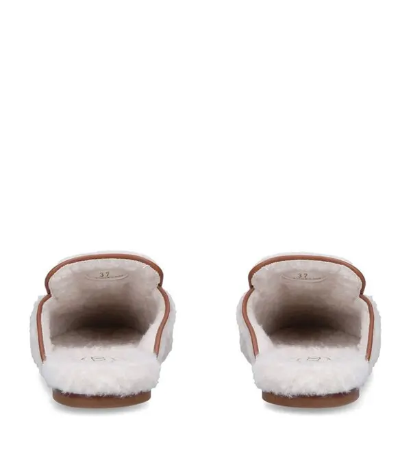 TOD'S Shearling-leather Slippers