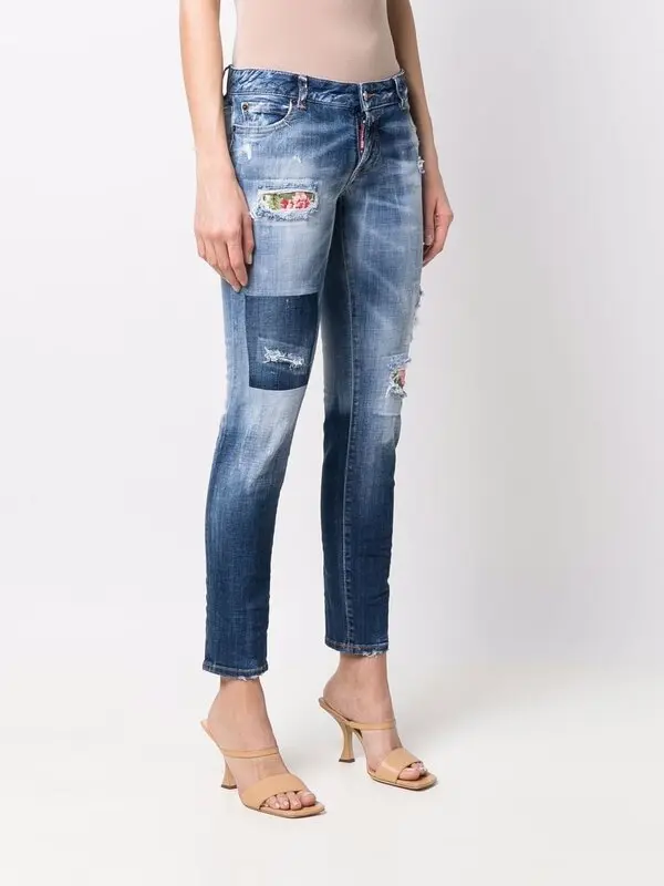 Dsquared2 Jennifer Low-rise Jeans - Blue