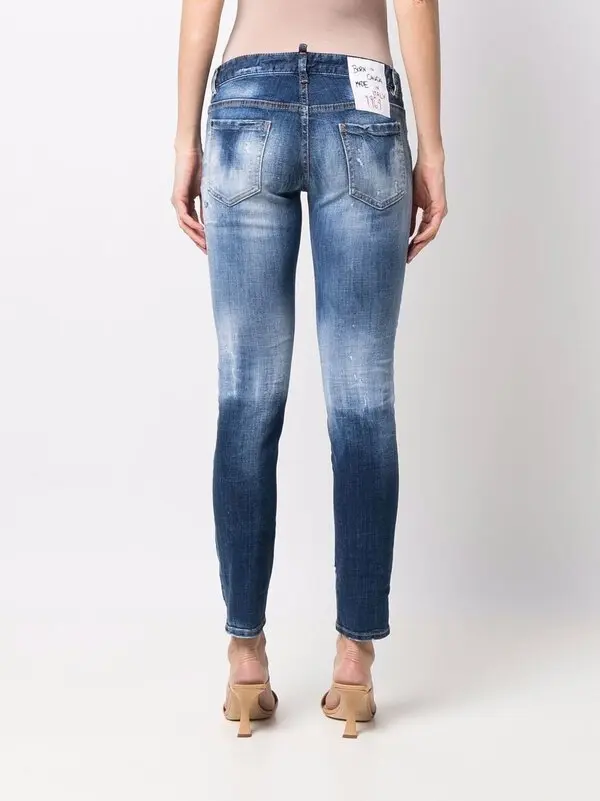 Dsquared2 Jennifer Low-rise Jeans - Blue