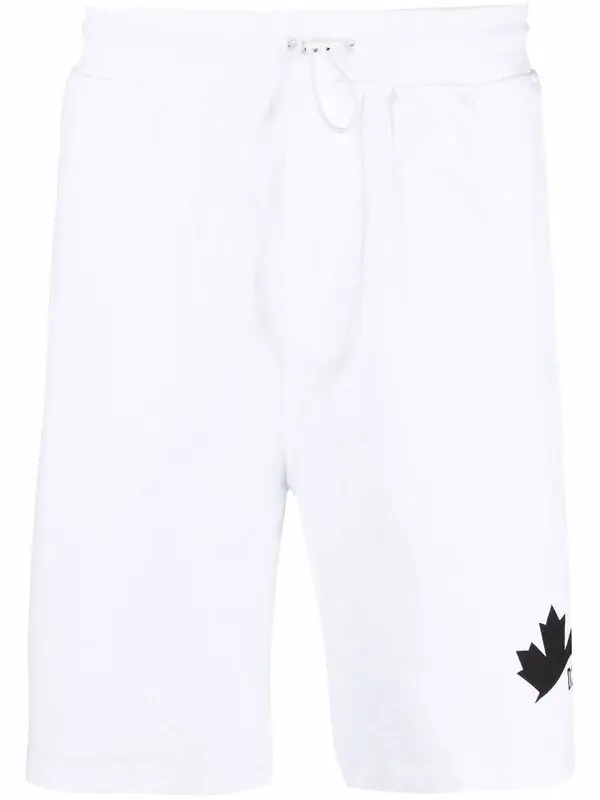 Dsquared2 Logo-print Track Shorts - White