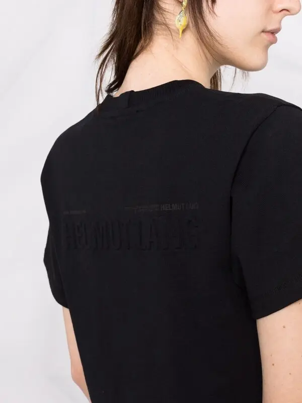 Helmut Lang Core Logo Cropped T-shirt
