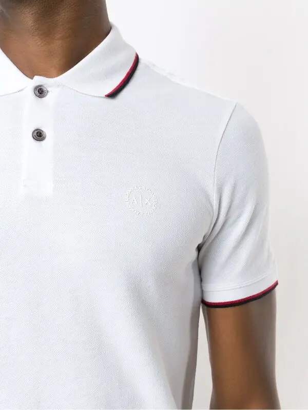 Armani Exchange Logo-print Polo Shirt