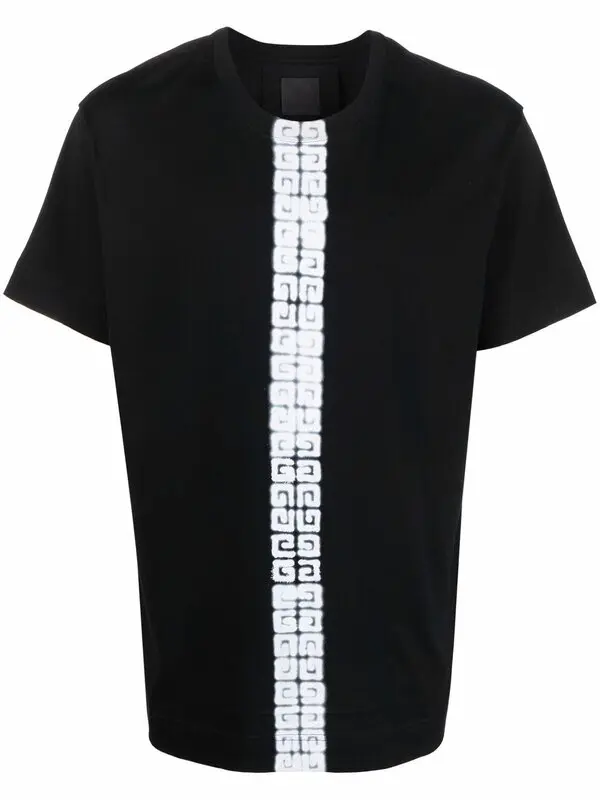Givenchy 4g-trim Cotton T-shirt - Black