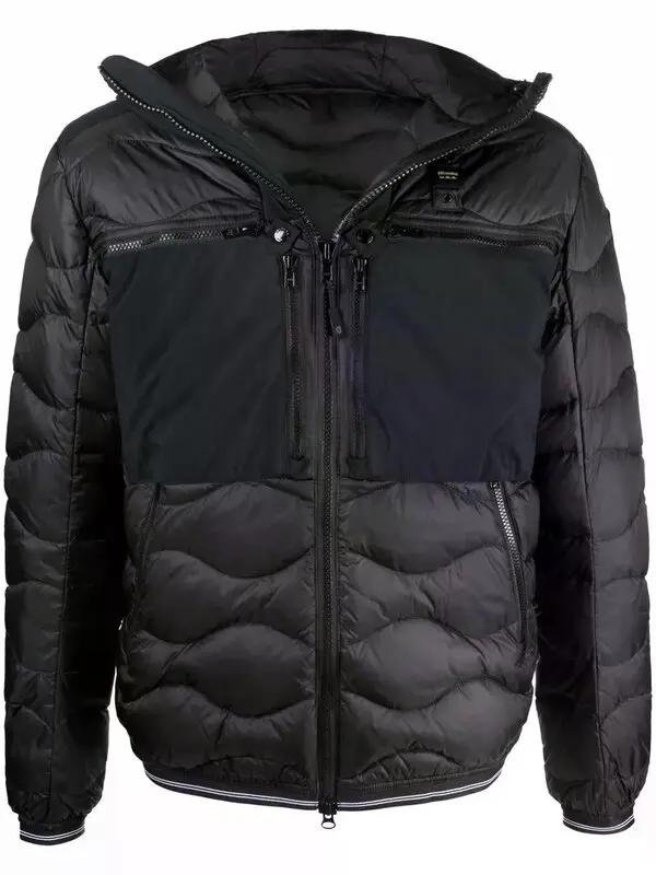 BLAUER. Quilted-finish Puffer Jacket - Black